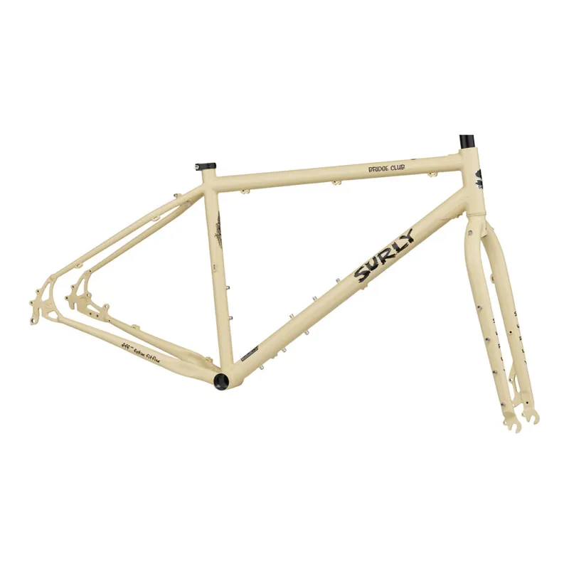 Surly Bridge Club Touring Bike Frameset in Whipped Butter