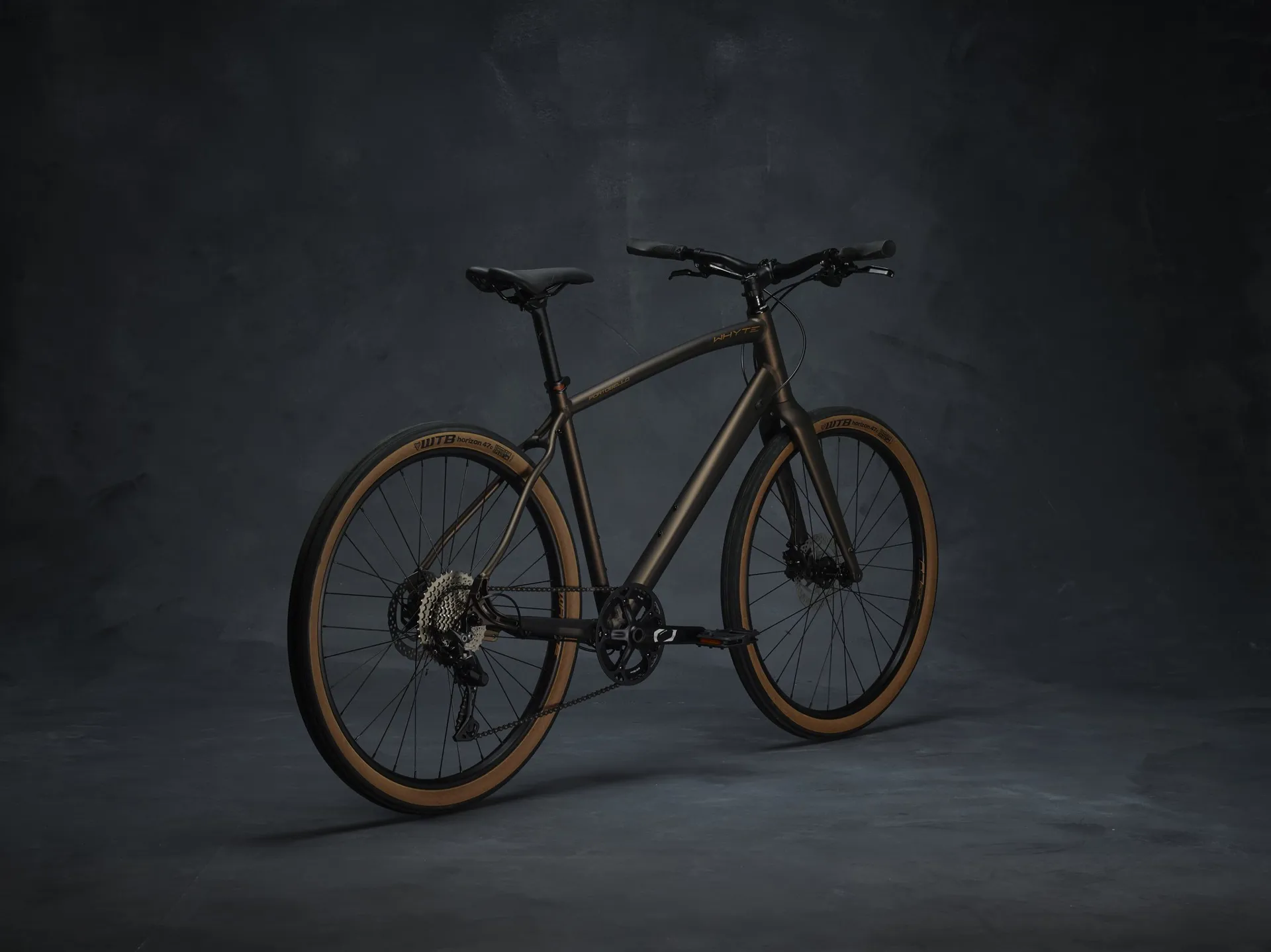 Whyte Portobello Hybrid Bike in Matt Bronze Copper