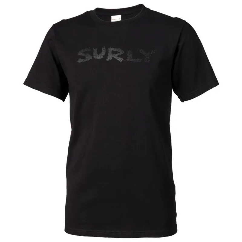 Surly Logo T- Shirt Black/Black