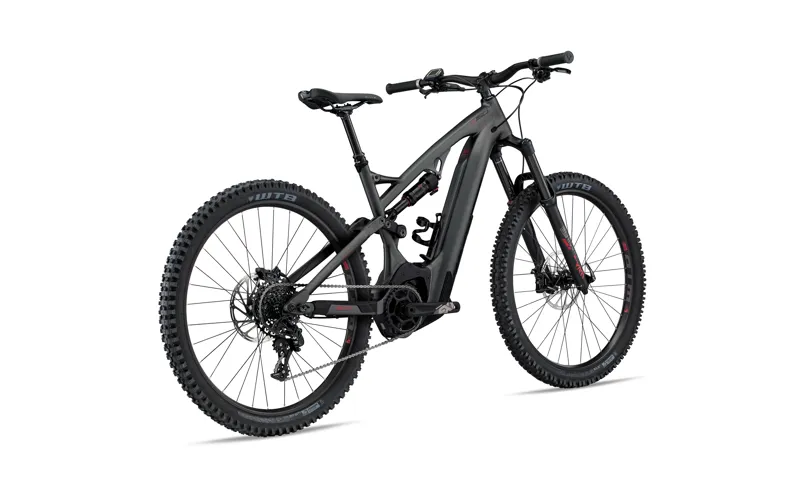 Whyte E 150 S eMountain Bike in Matt Gun Metal Black
