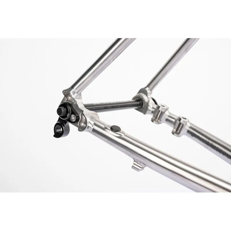 Genesis Volare Steel 931 Road Bike Frameset in Black and Silver