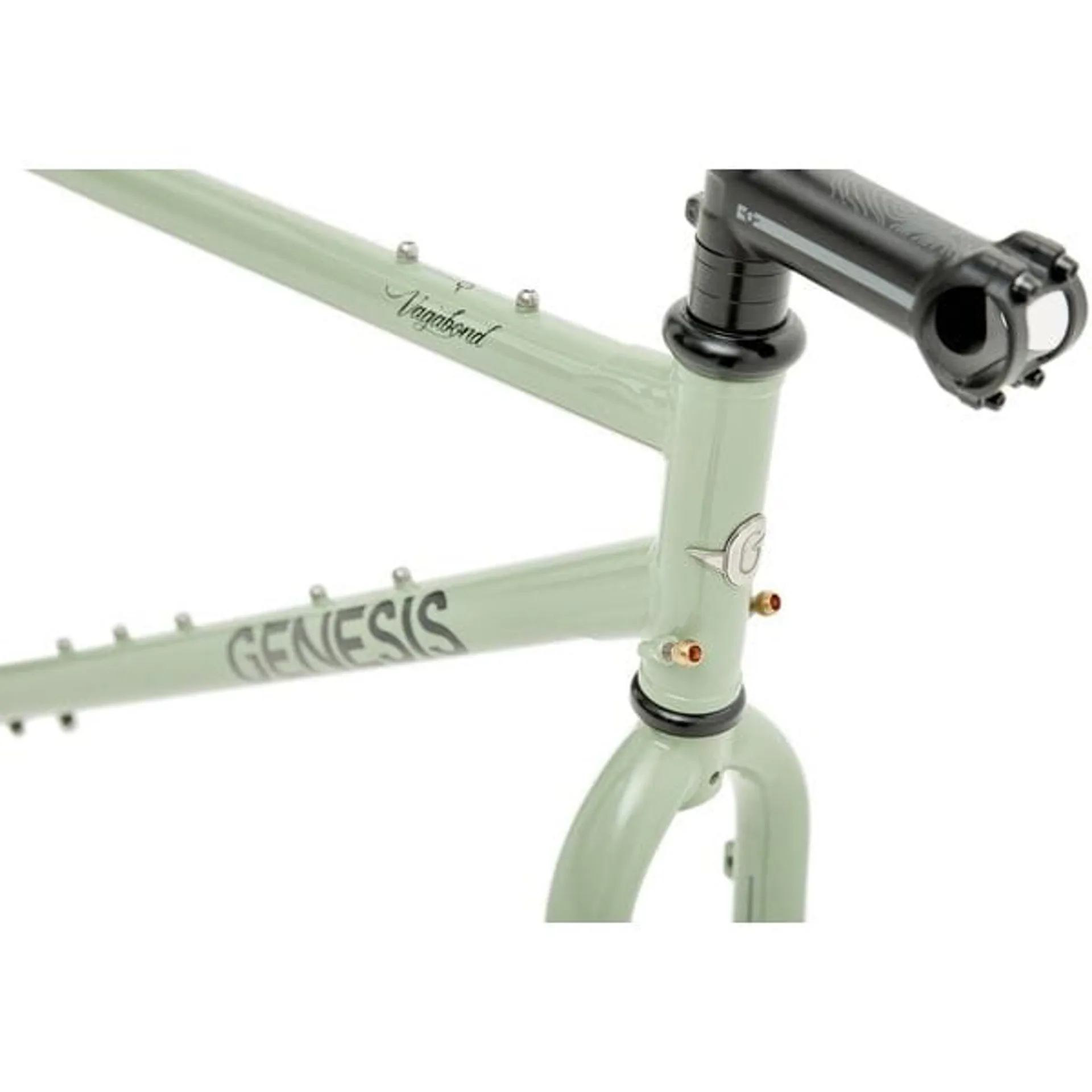 Genesis Vagabond 725 Steel Gravel Bike Frameset in Sage Green